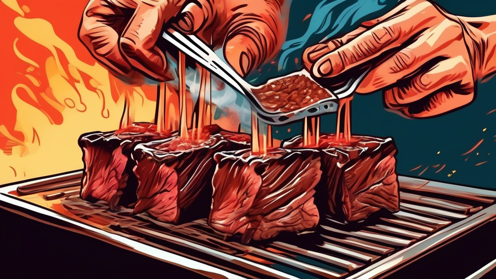 Grilled Beef Short Ribs - Ed's Belly Bustin BBQ