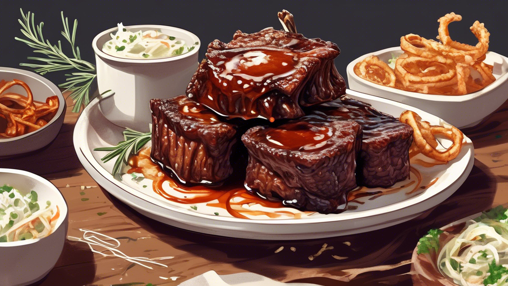 Grilled Beef Short Ribs - Ed's Belly Bustin BBQ