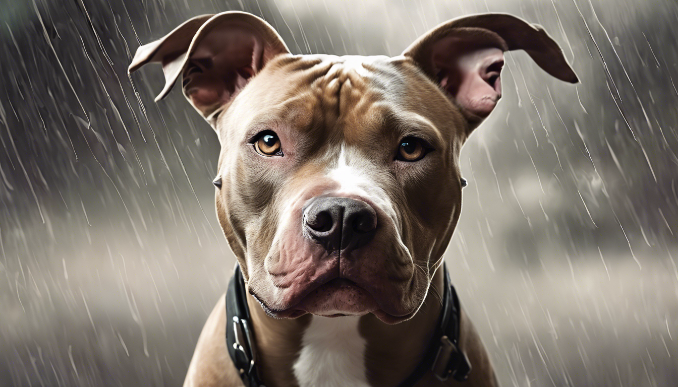 How to Make Your Pitbull Feel Safe During Thunderstorms