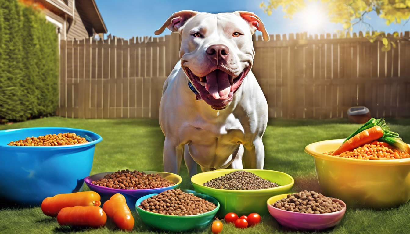 Pitbull Nutritional Needs: What You Should Be Feeding Your Dog