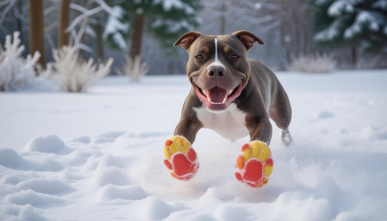 How to Protect Your Pitbull’s Paws in the Snow
