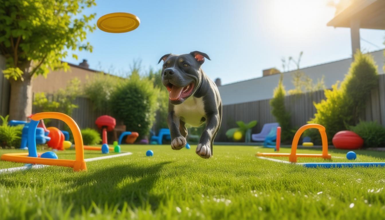 Pitbull Exercise Ideas for Small Yards