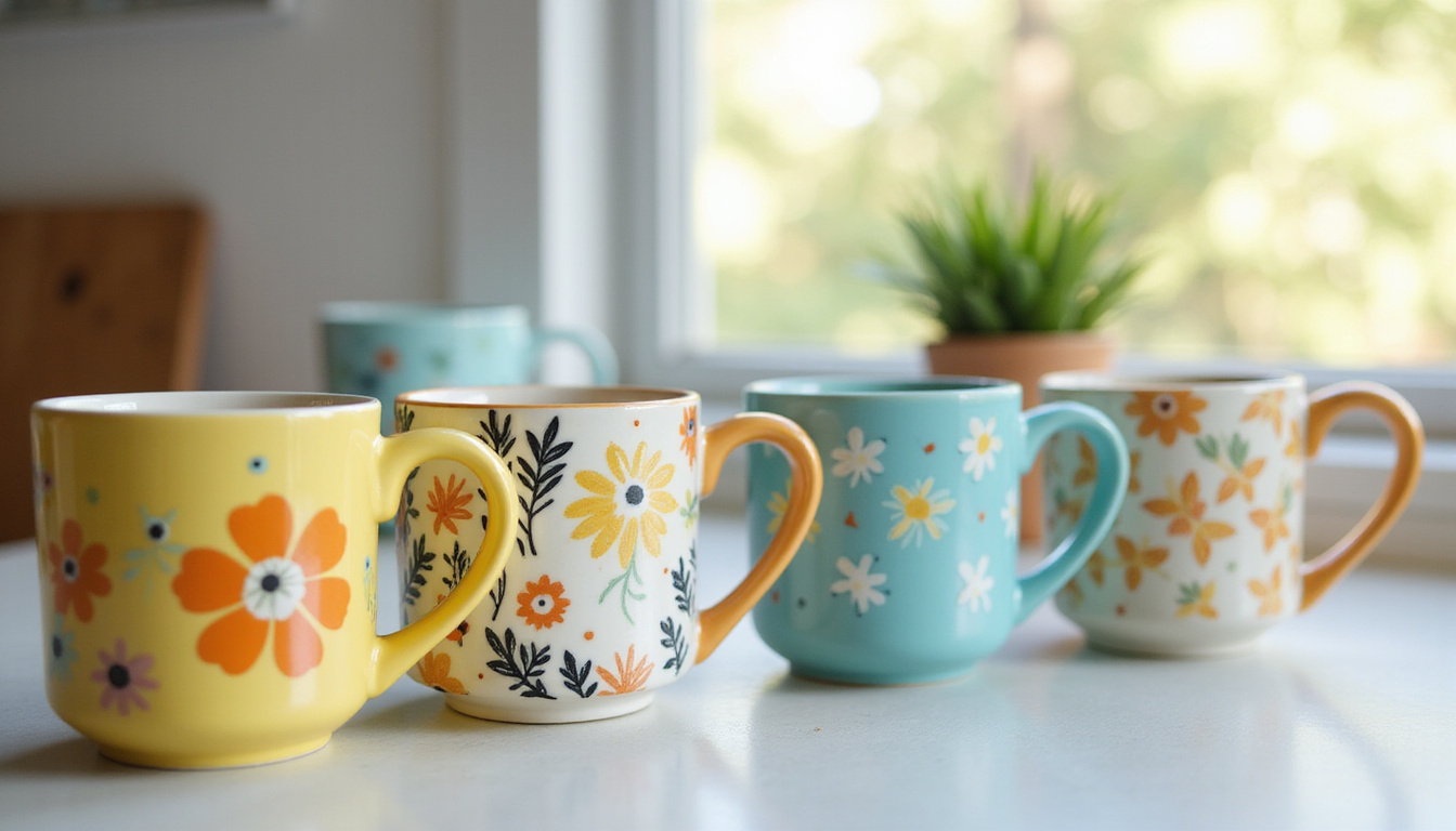 Creative Coffee Mugs Decor Ideas to Brighten Your Kitchen Space ...